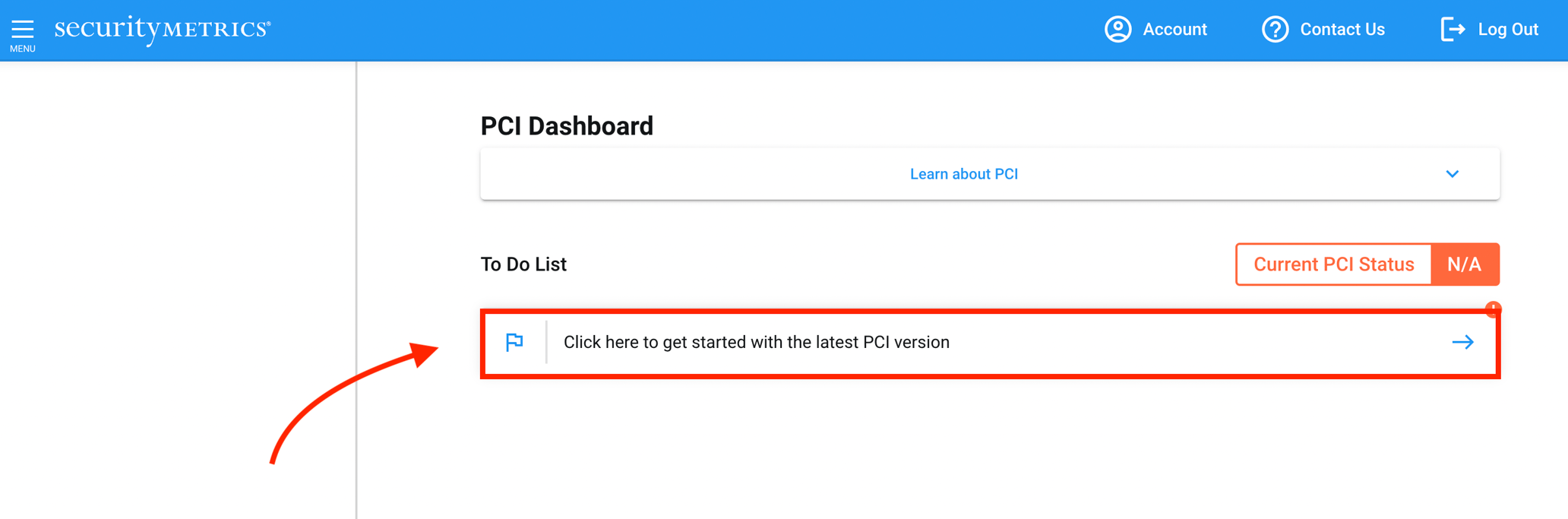 Security Metrics PCI Questionnaire