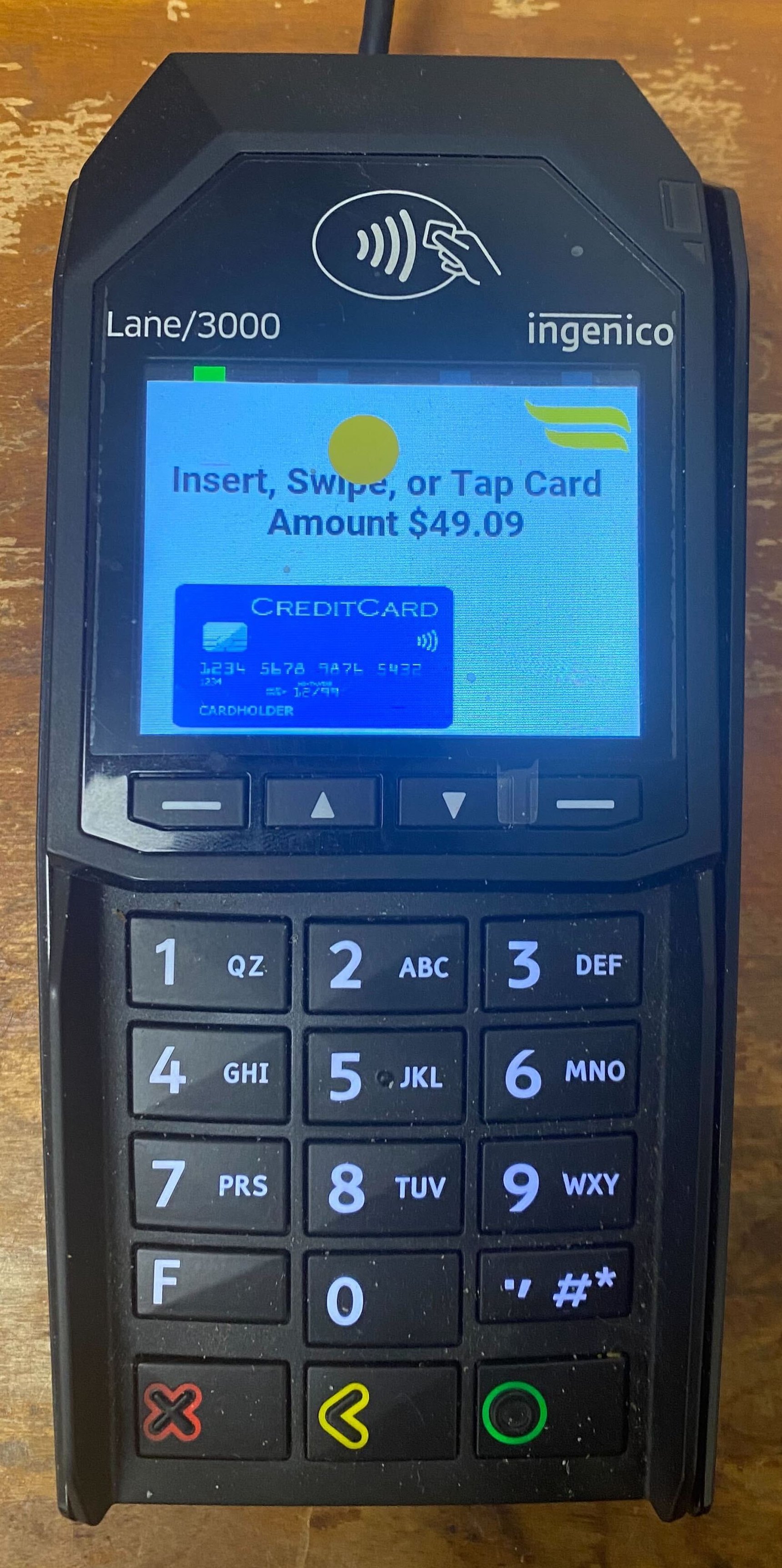 Ingenico Lane 3000 Wired Terminal Setup