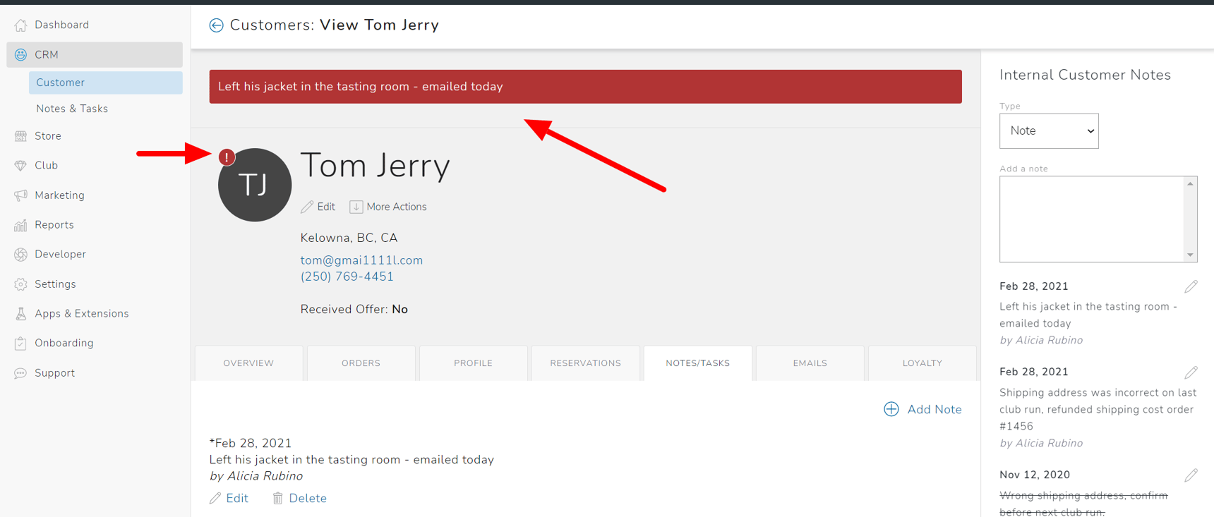 Managing Notes, Tasks & Flags