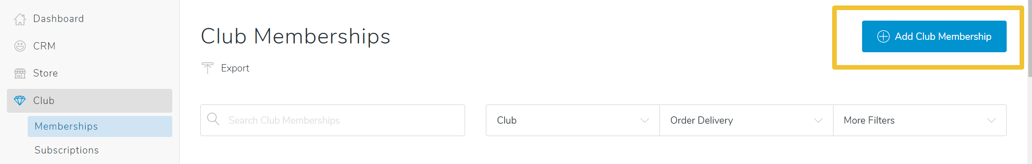 Adding a Club Membership