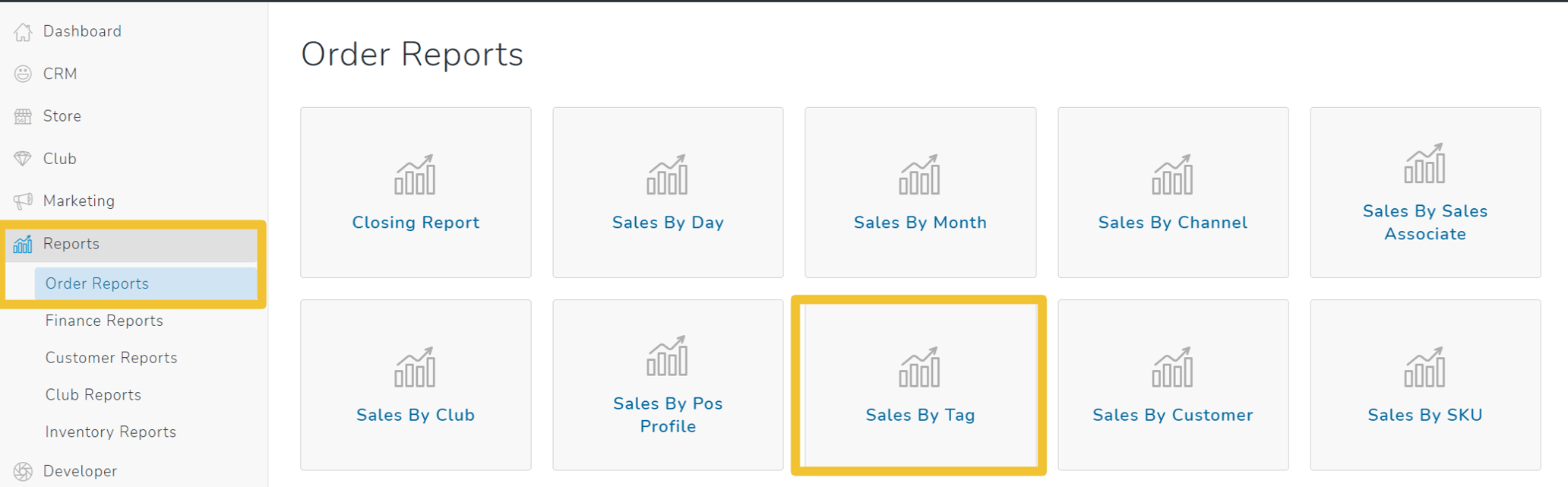 Creating Manual and Dynamic ORDER Tags