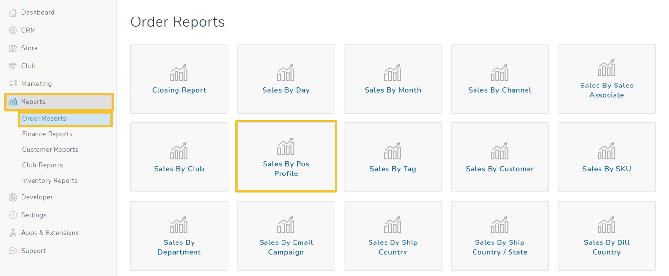 Setting Up POS Profiles