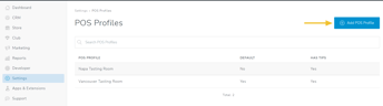 Setting Up POS Profiles