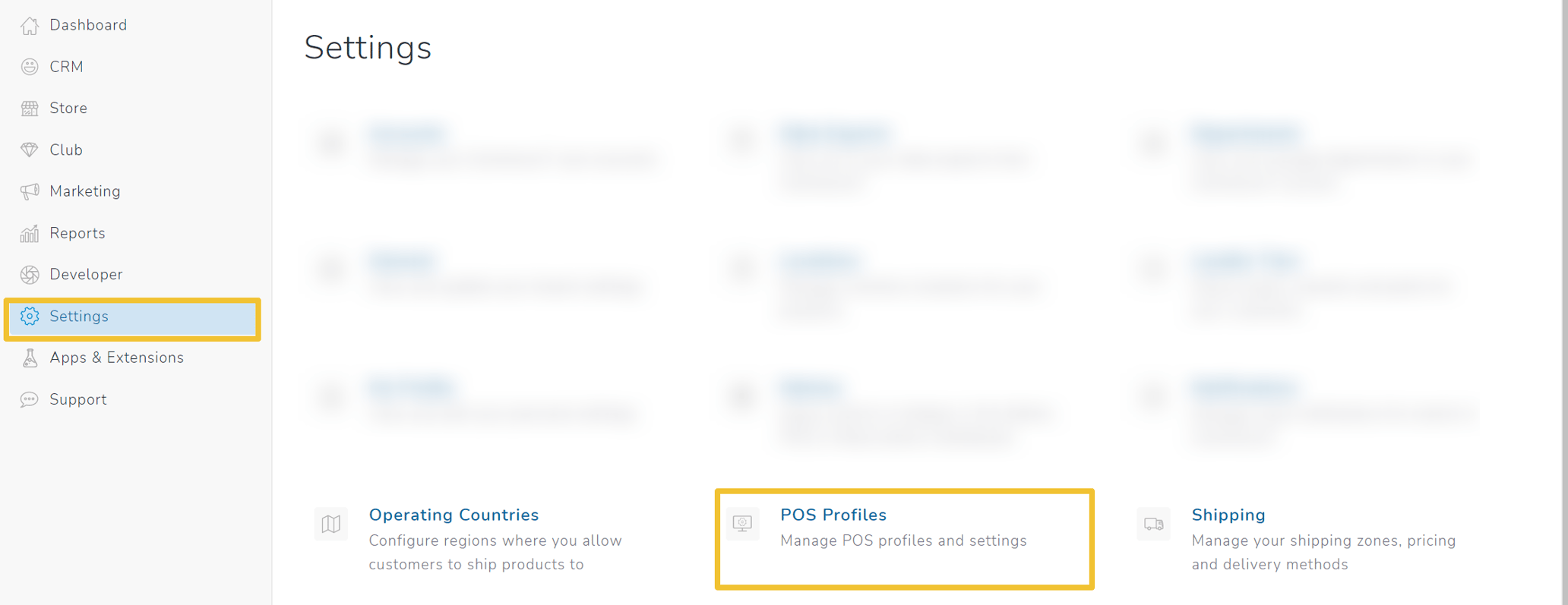 Setting Up POS Profiles