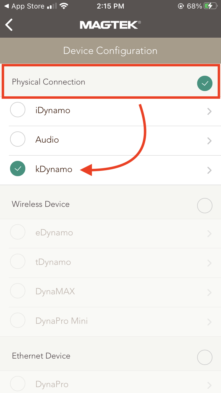iDynamo 6 Device Setup