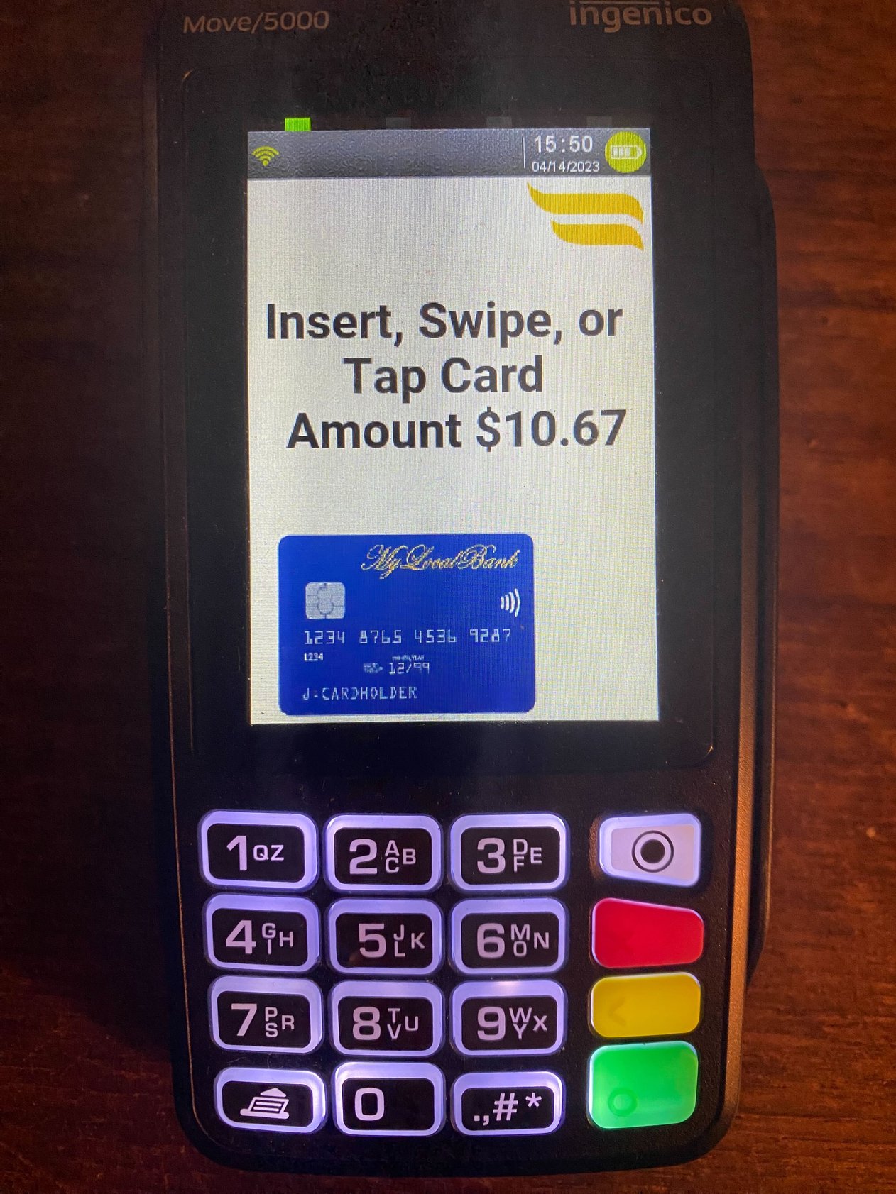 Ingenico Move 5000 Wireless Terminal Setup