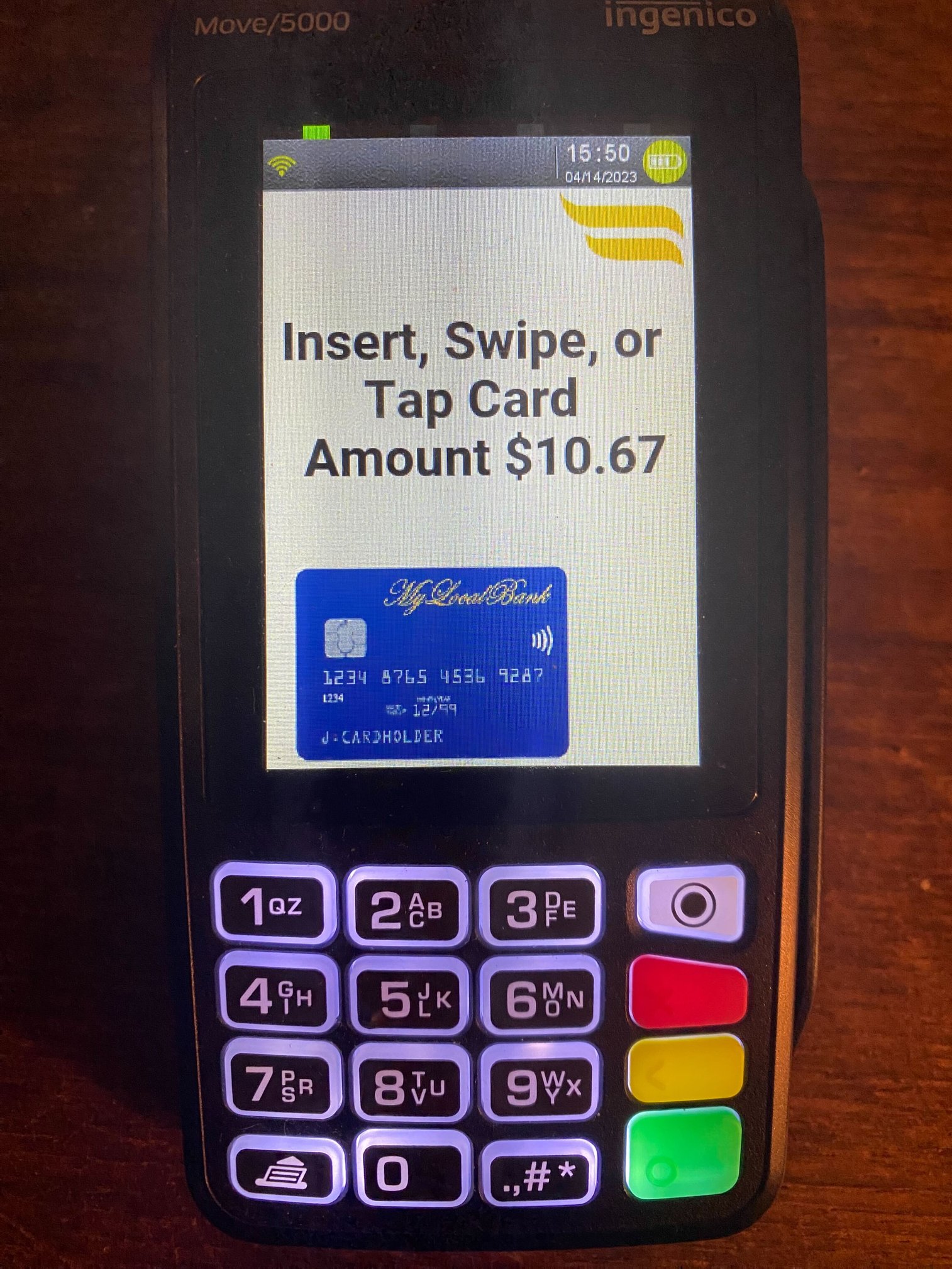 Ingenico Move 5000 Wireless Terminal Setup