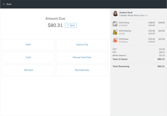 Paying with Multiple Tenders on the POS