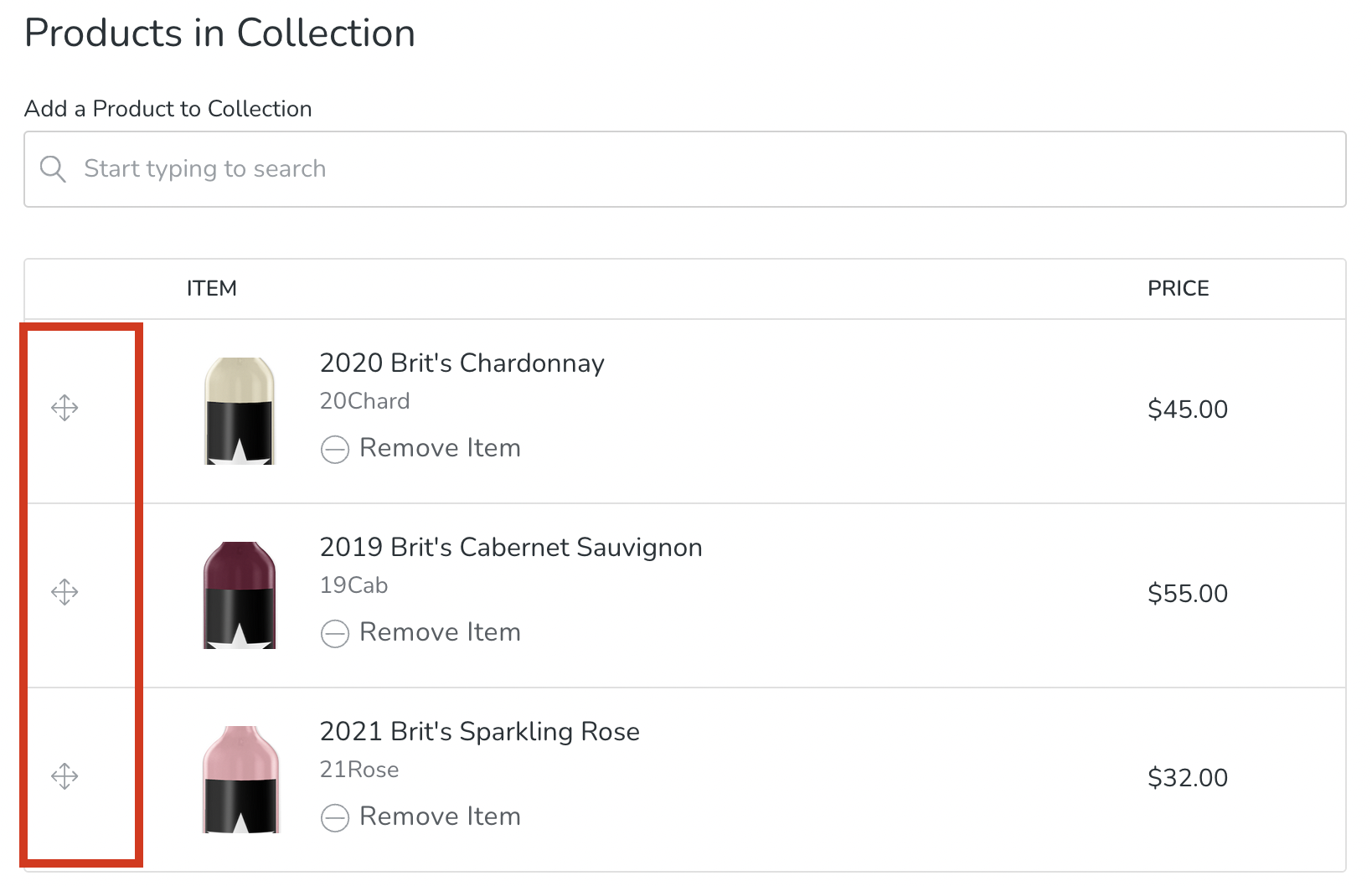 Creating Product Collections