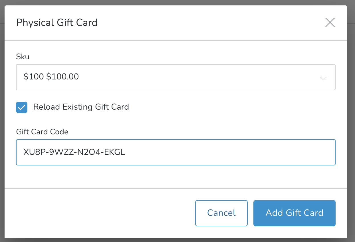 Gift Card Overview: Creating/Redeeming/Managing Gift Cards