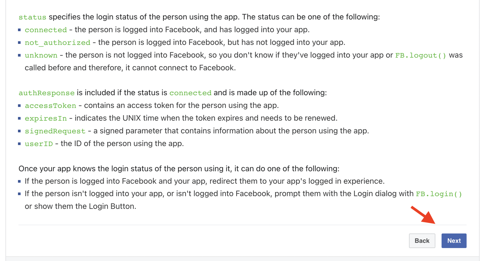 Setting Up Facebook Login