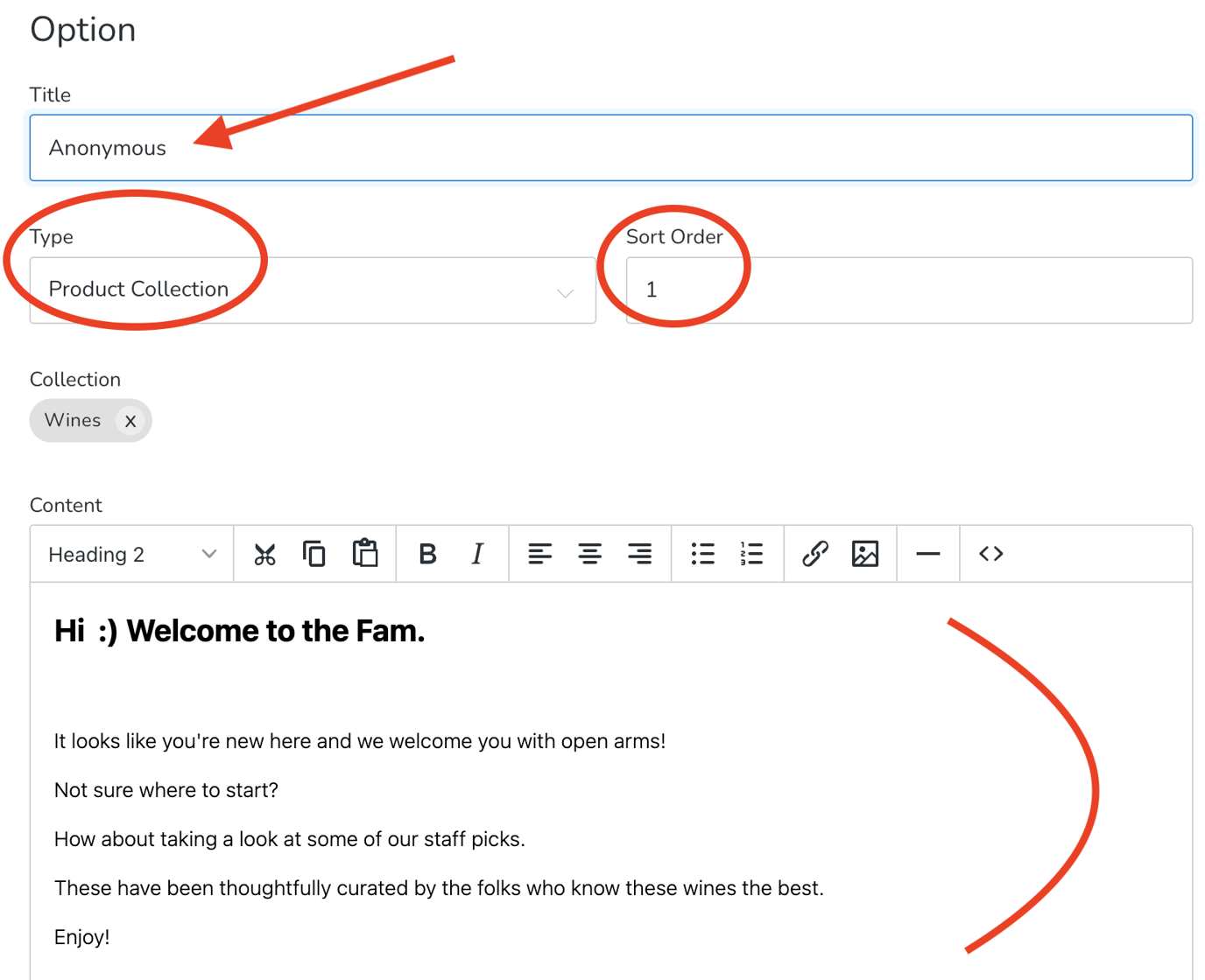 Personalization Examples / Templates