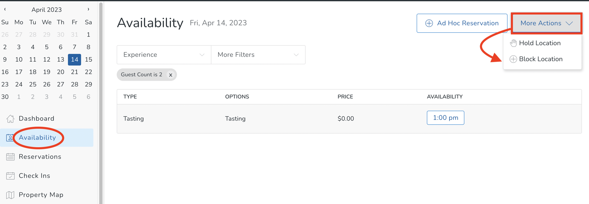 How Do I Block a Time Slot in Reservations?