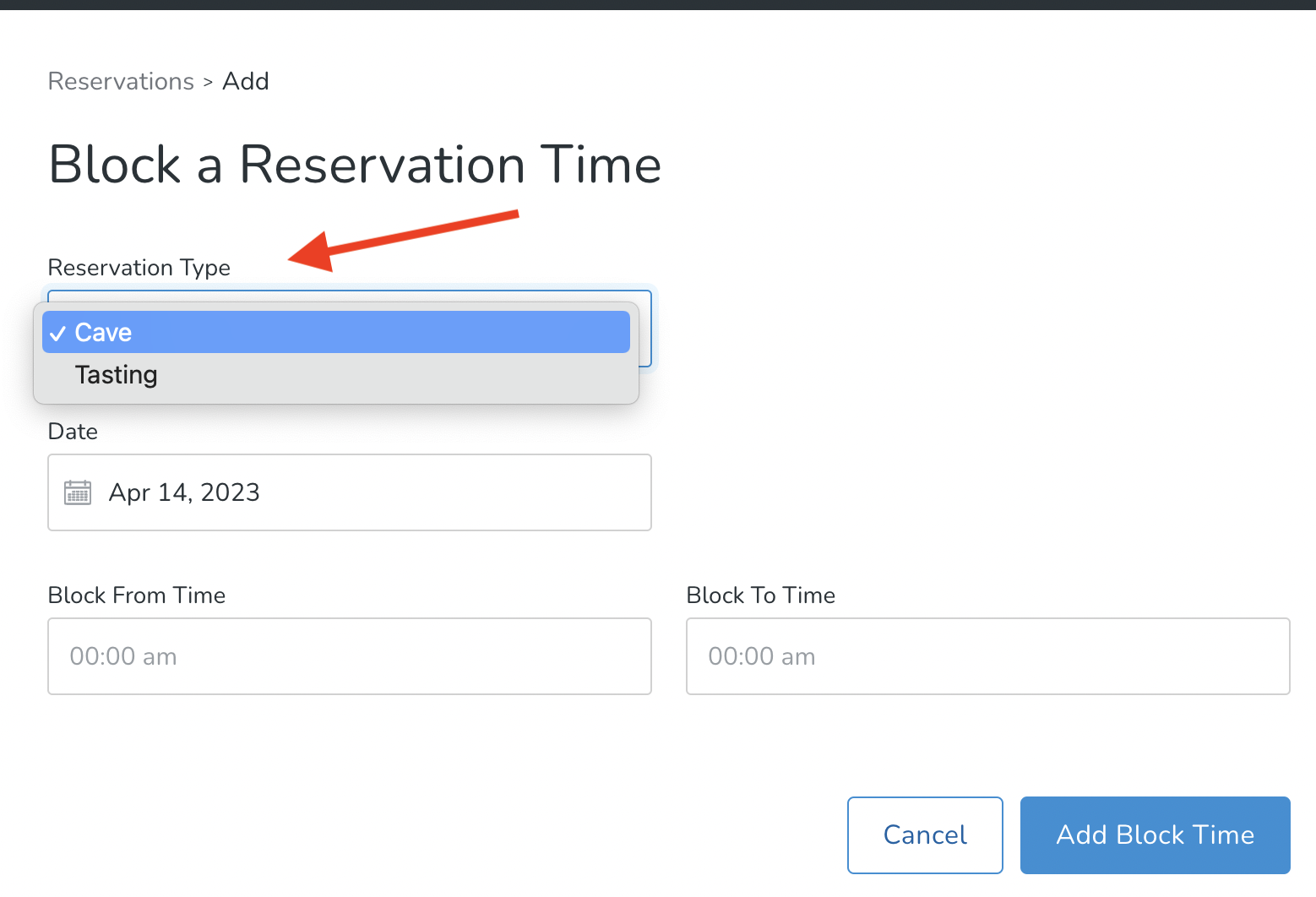 How Do I Block a Time Slot in Reservations?