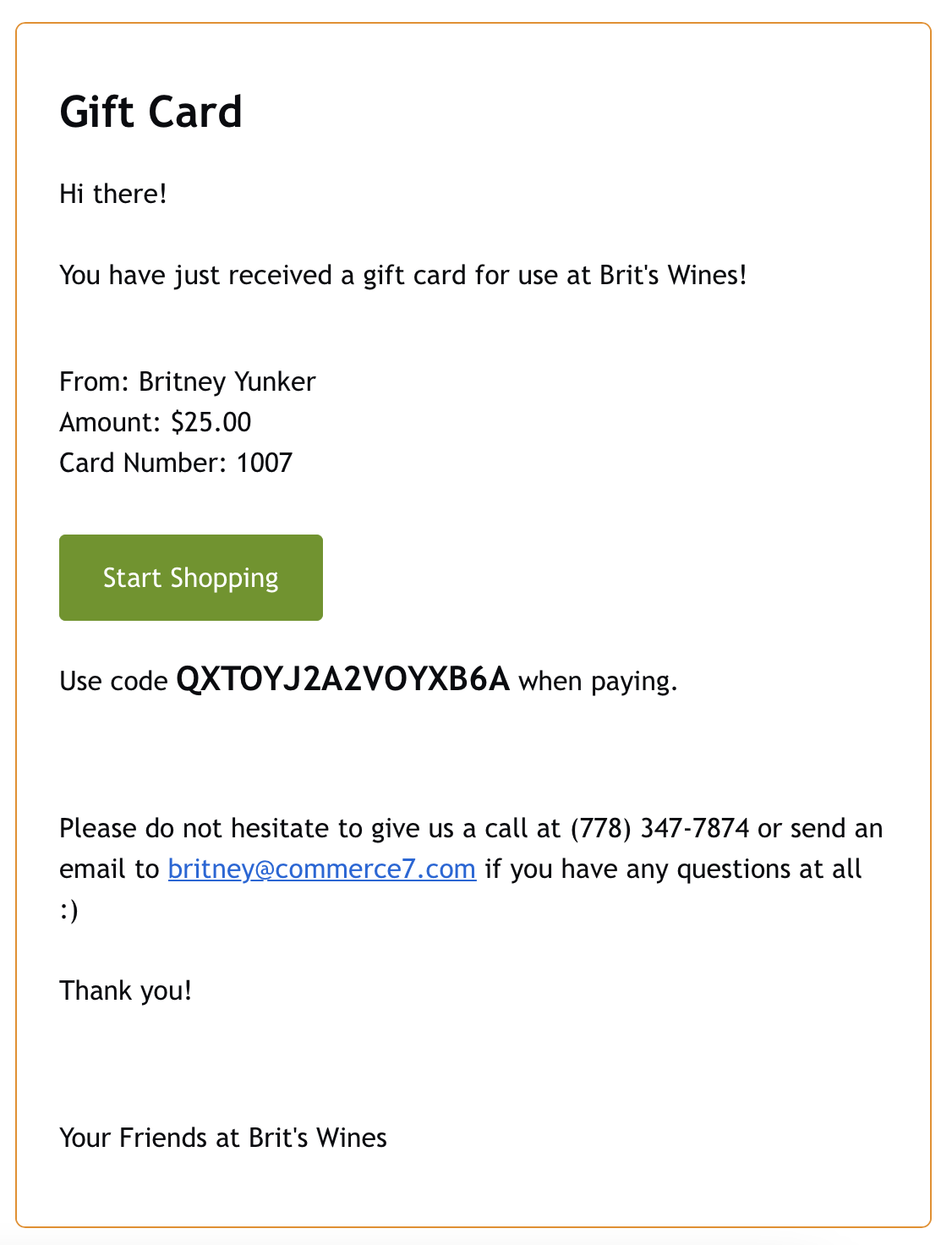 Gift Card Overview: Creating/Redeeming/Managing Gift Cards