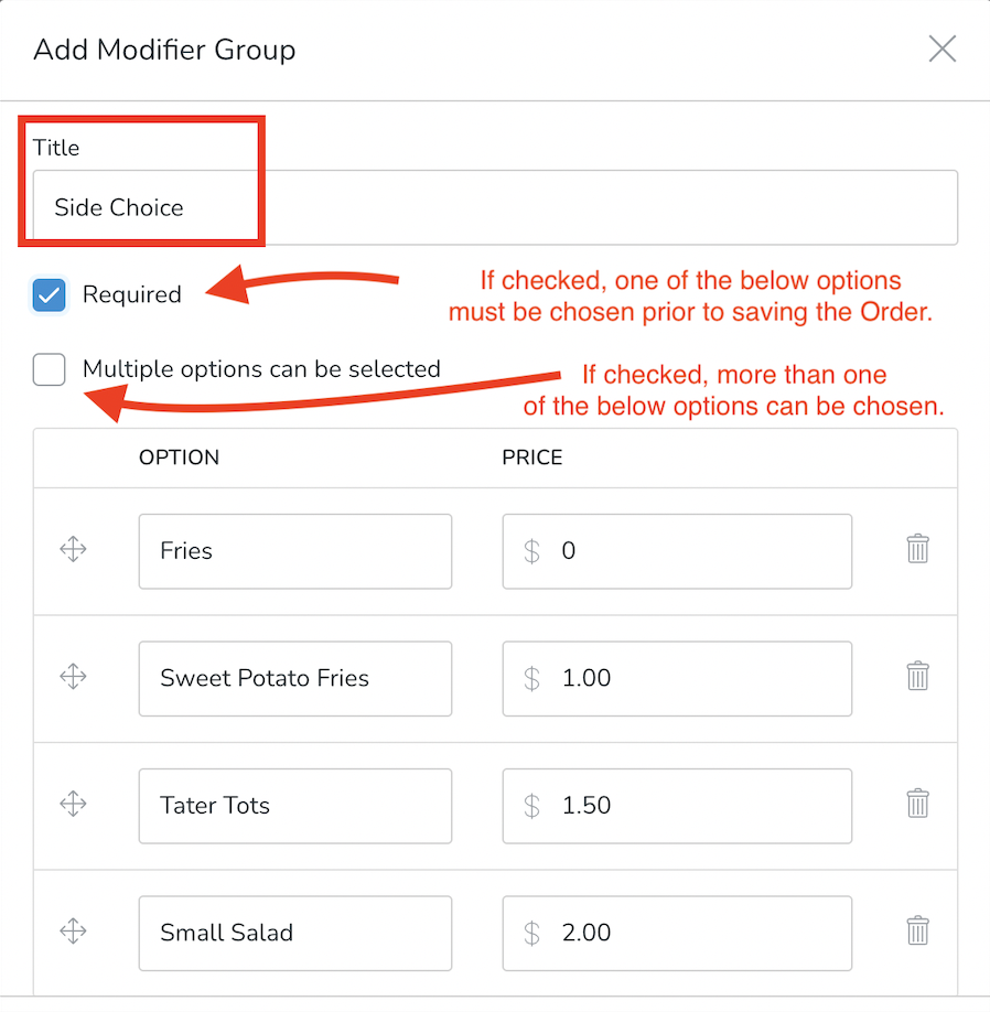 Adding Modifiers to Products for POS & Creating Kitchen Tickets ...