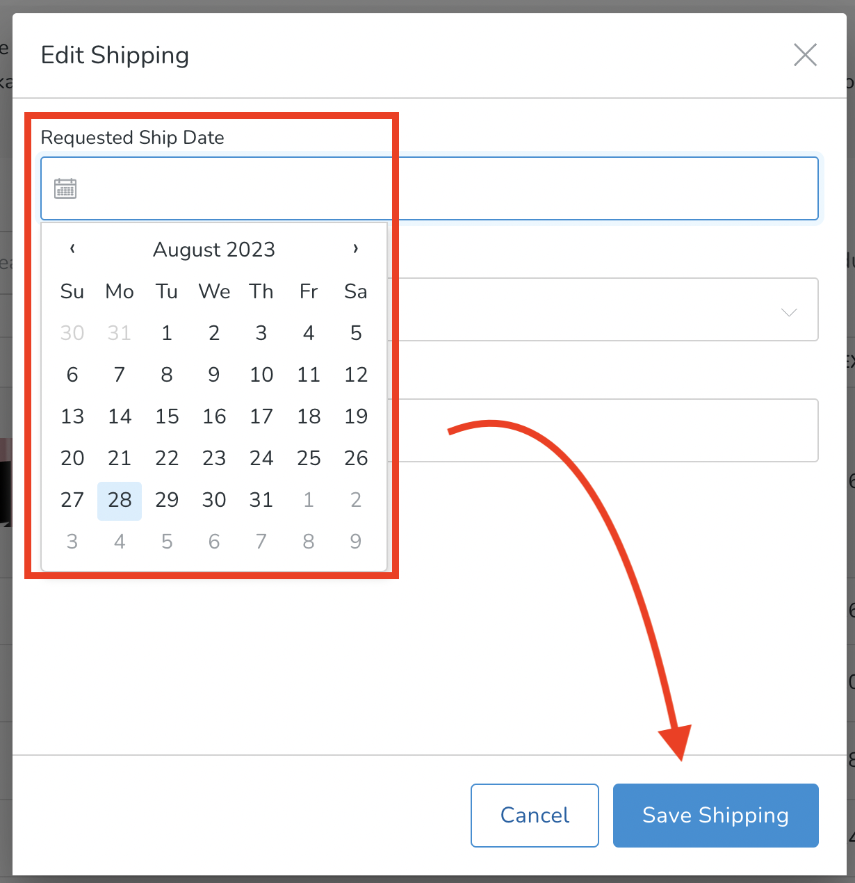 Adding a Requested Ship Date to Club Releases