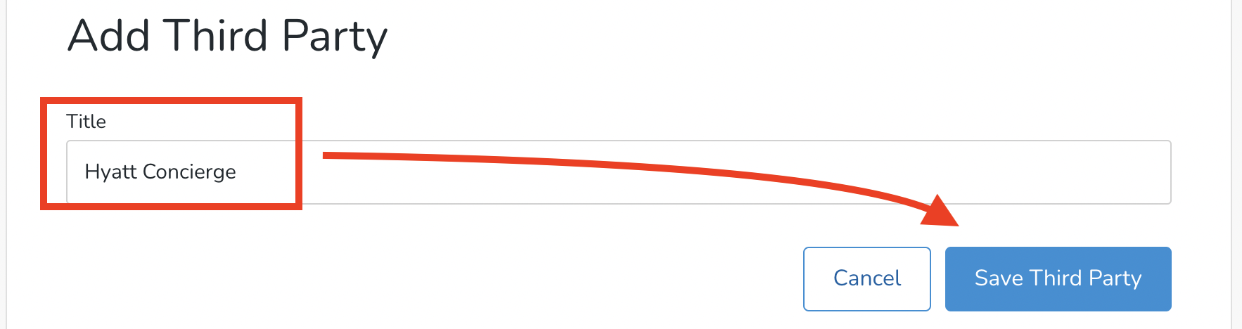 Creating Third Party Sources or Referrals for Reservations