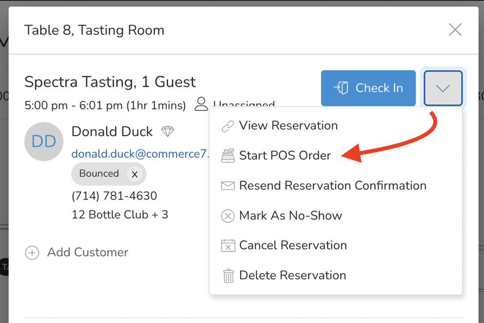 Overview of the Reservations Property Map