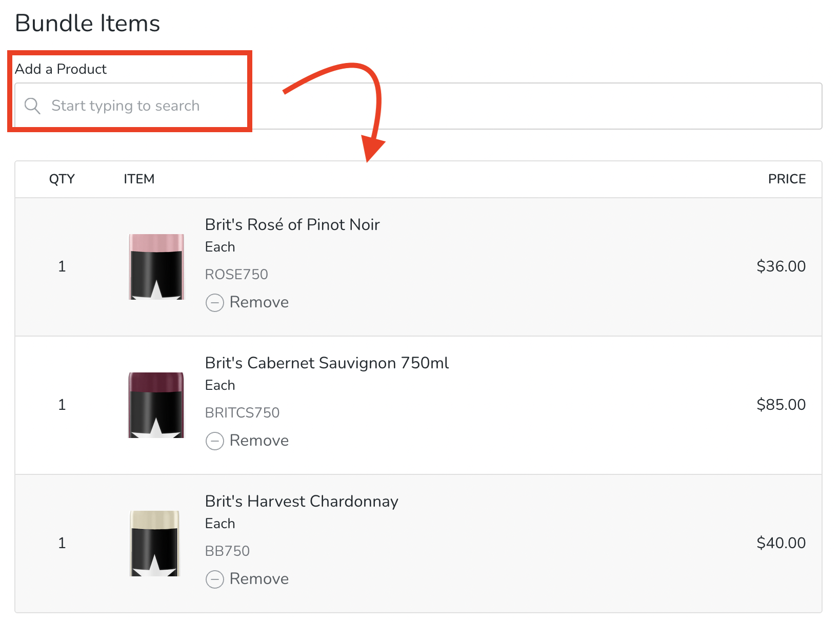 Creating a Bundle Product