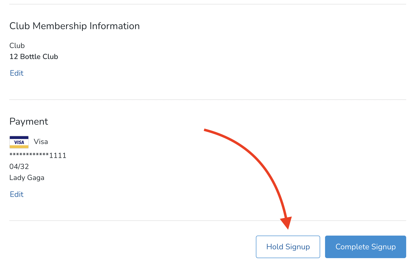 Adding or Creating a Club Membership