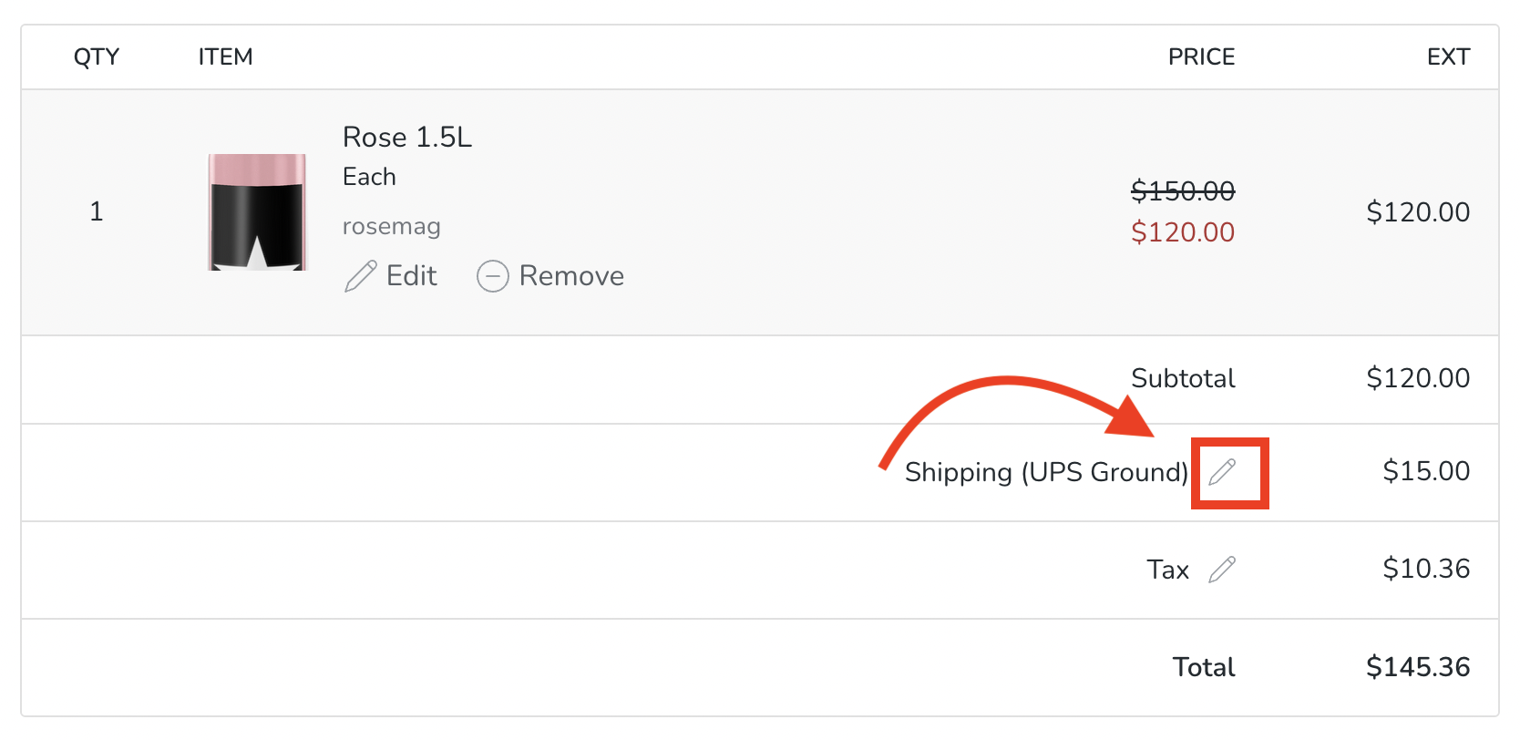 Adding a Requested Ship Date