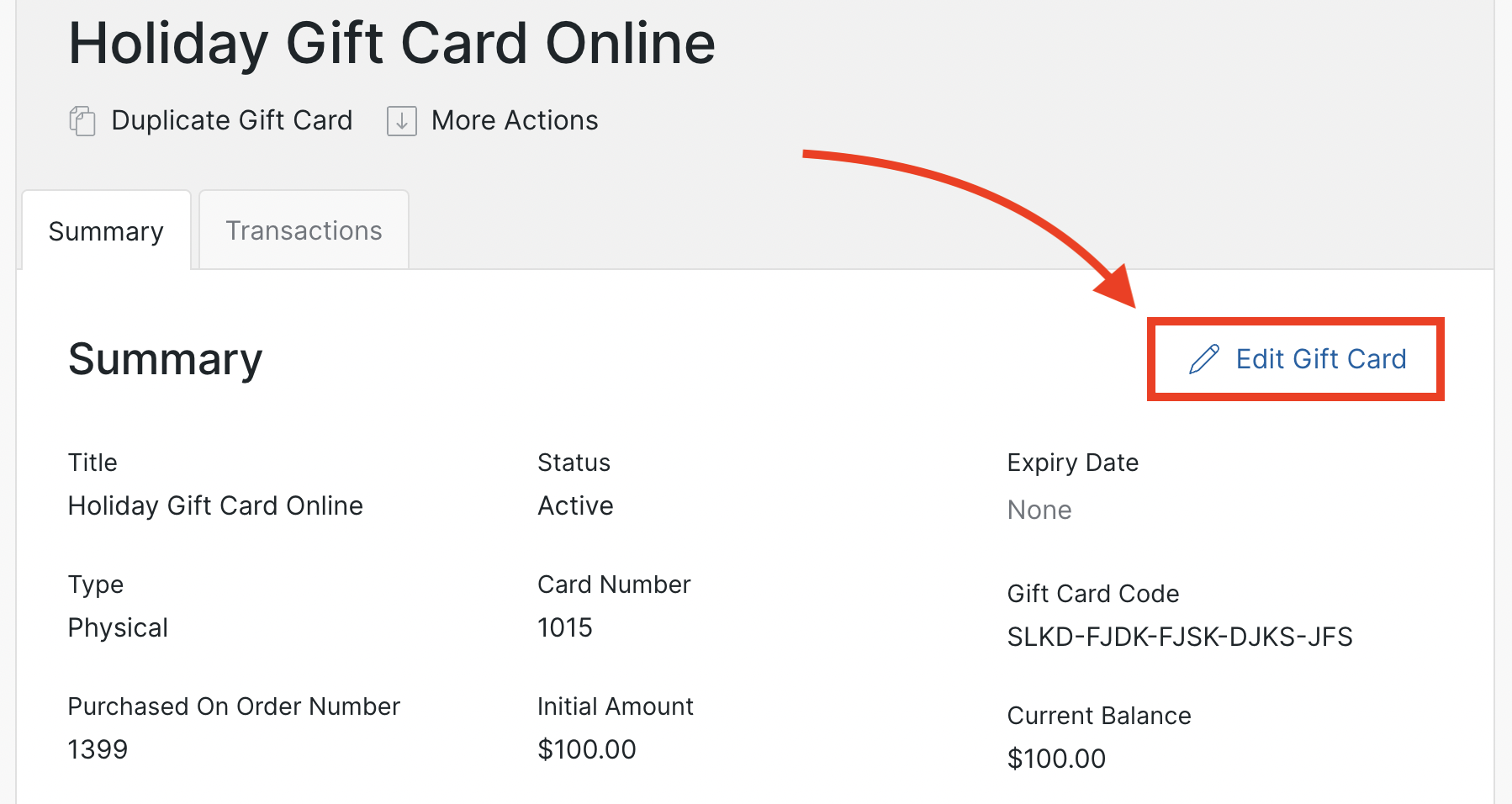 Gift Card Overview: Creating/Redeeming/Managing Gift Cards