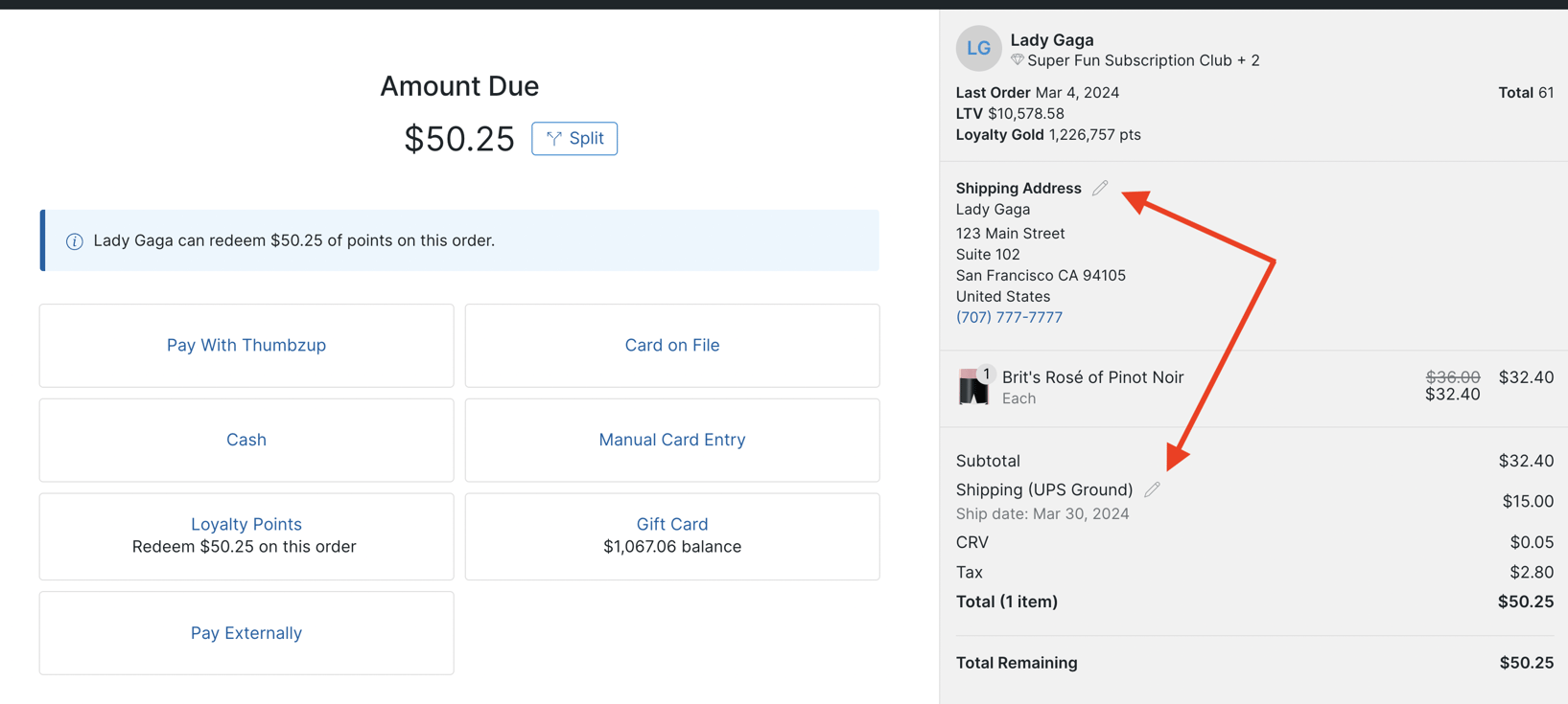 POS: Creating a Shipping Order