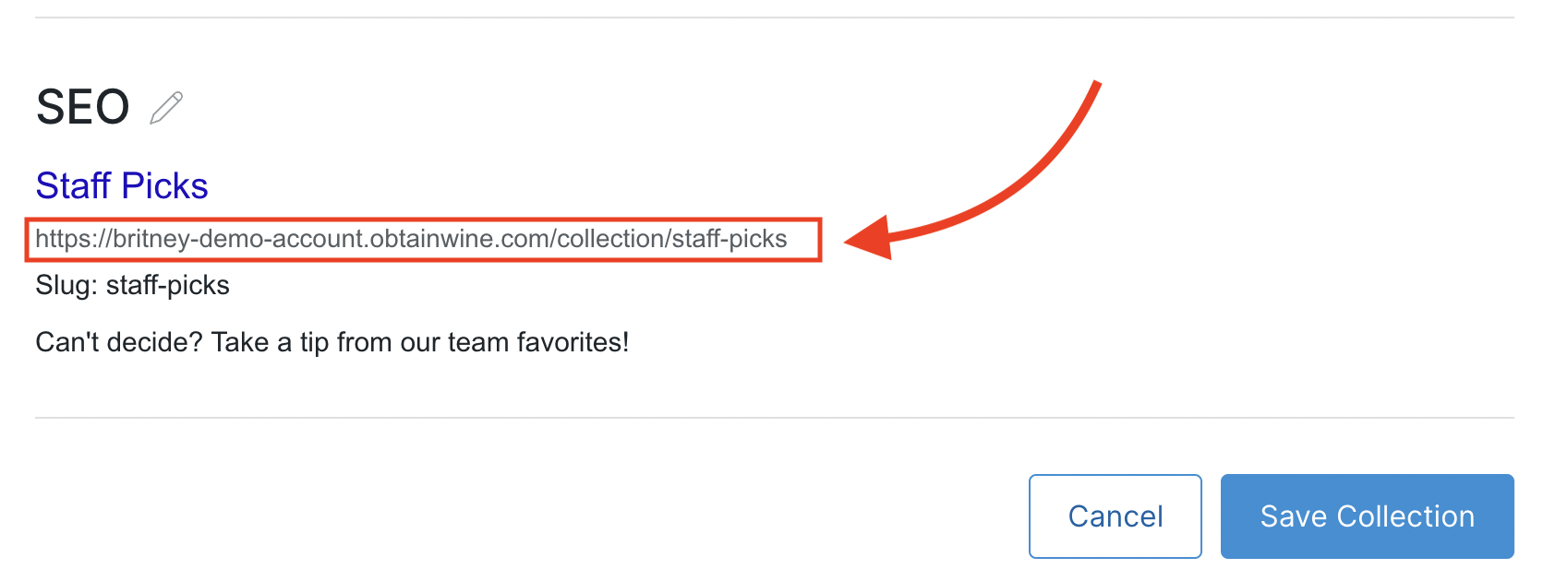 Creating Product Collections