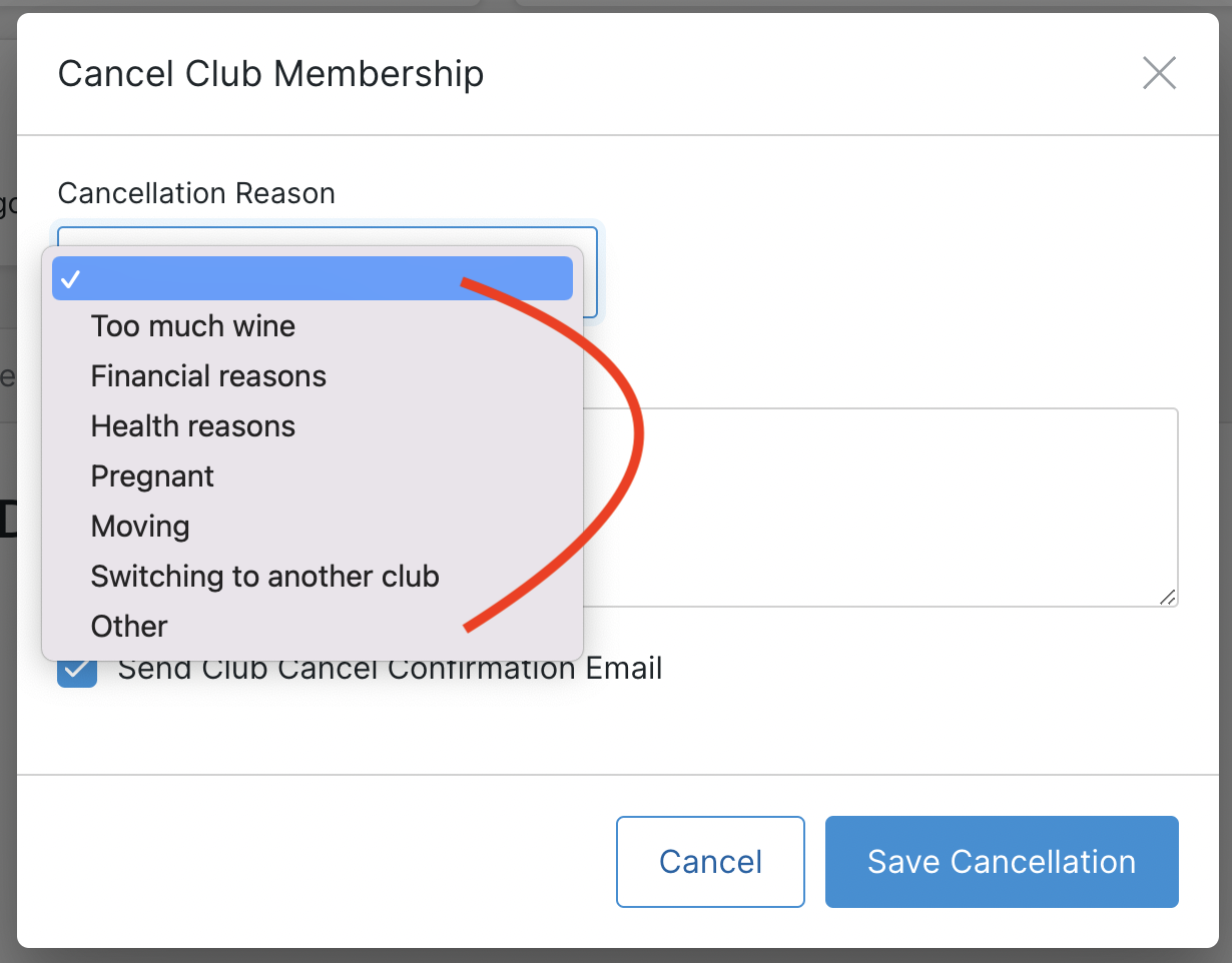 Cancelling or Deleting Club Memberships
