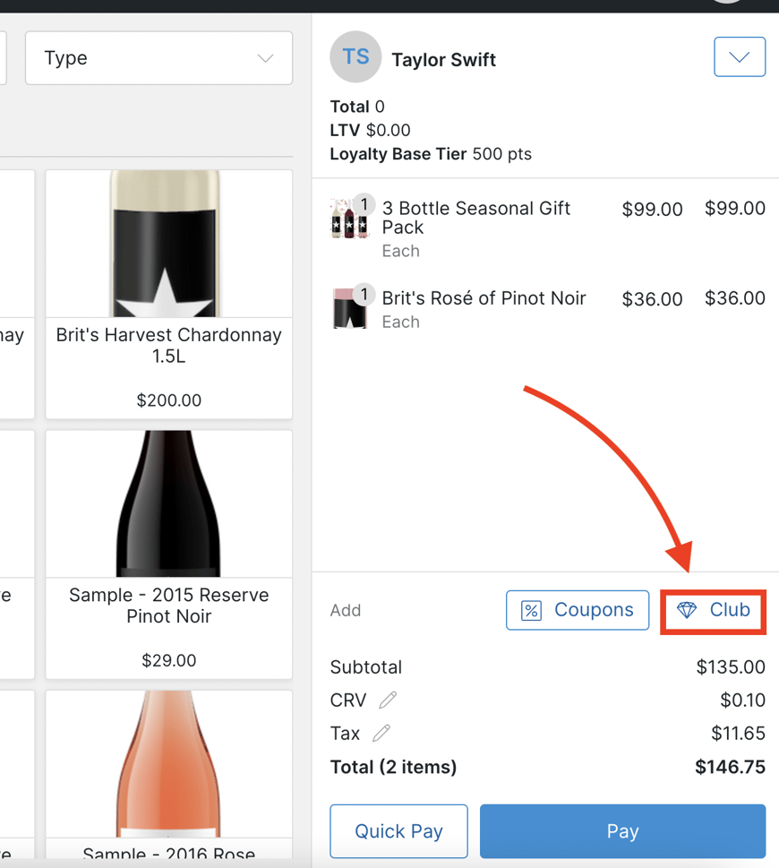 Adding or Creating a Club Membership