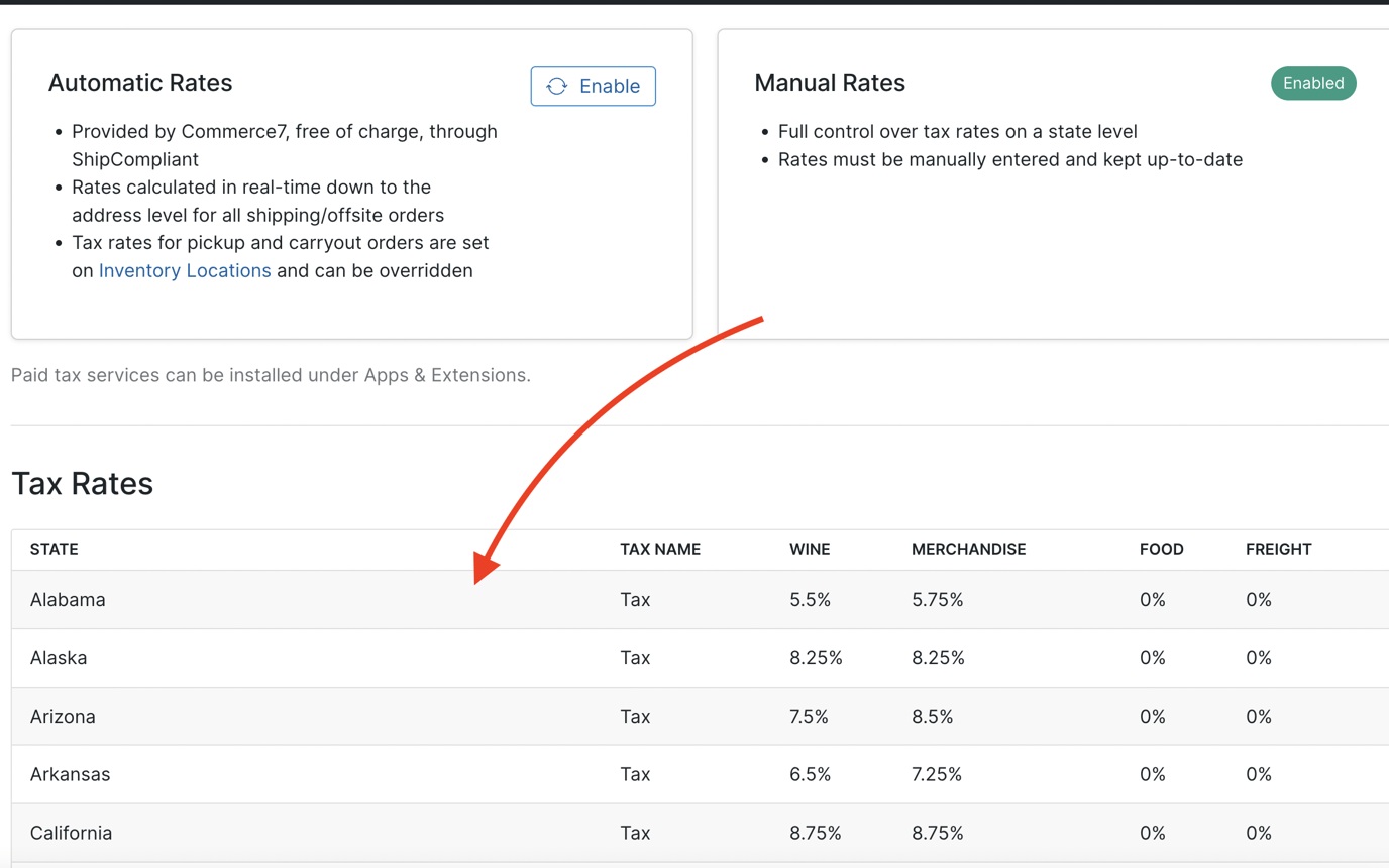 Setting Up Taxes/Tax Rates for the US