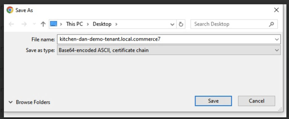 Installing a Self-signed SSL Printer Certificate - Windows