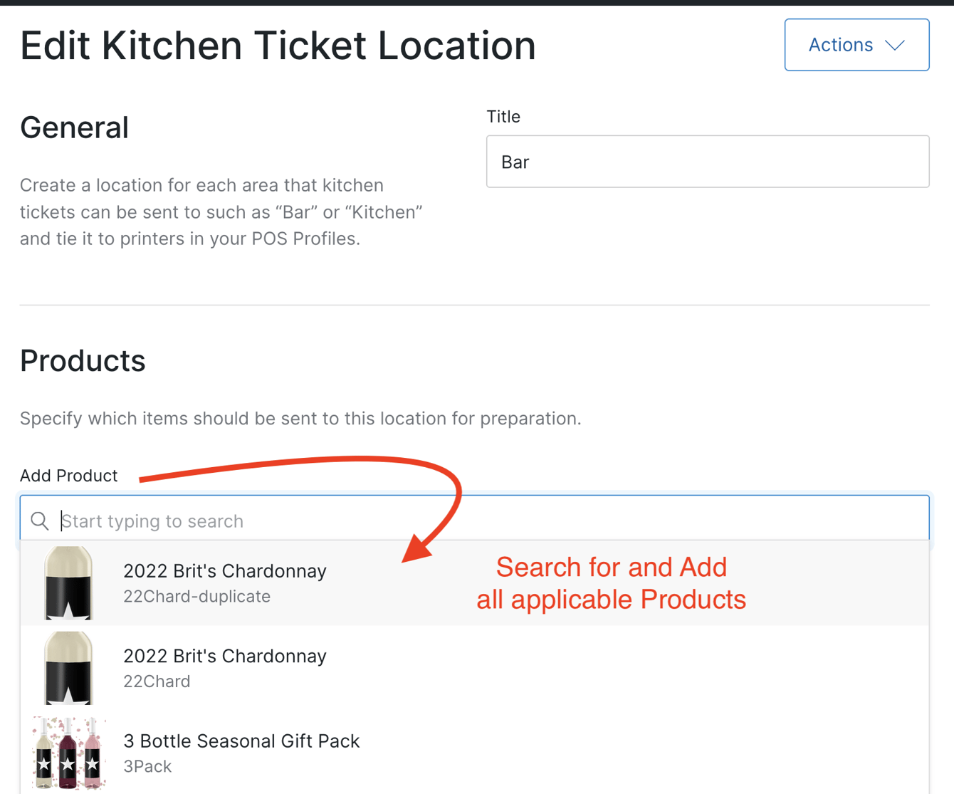 Kitchen Ticket Locations (Restaurant Tools)