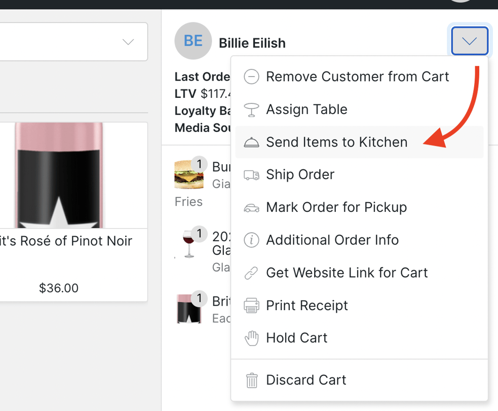 Kitchen Ticket Locations