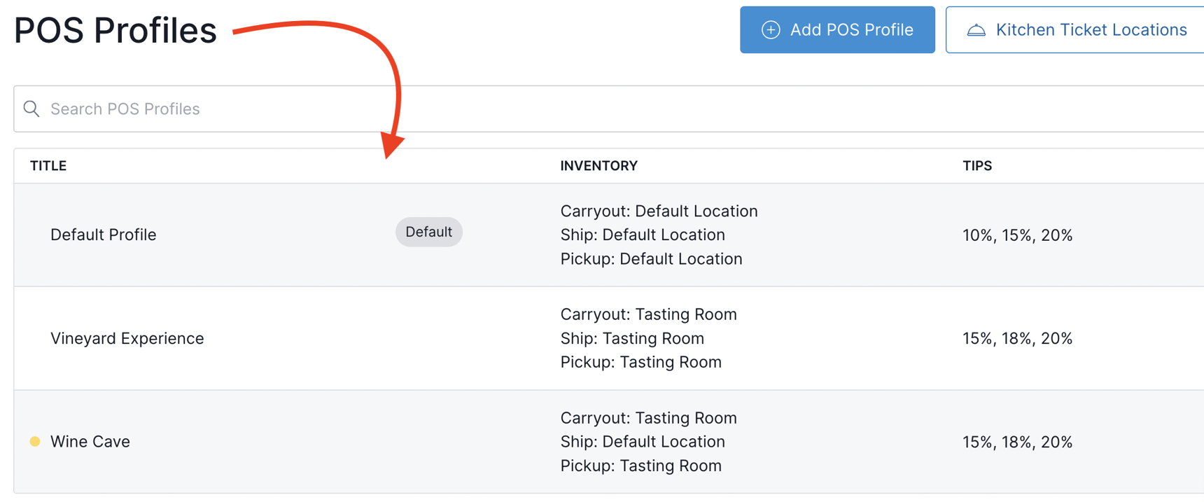 Adding and Sorting Products on the POS