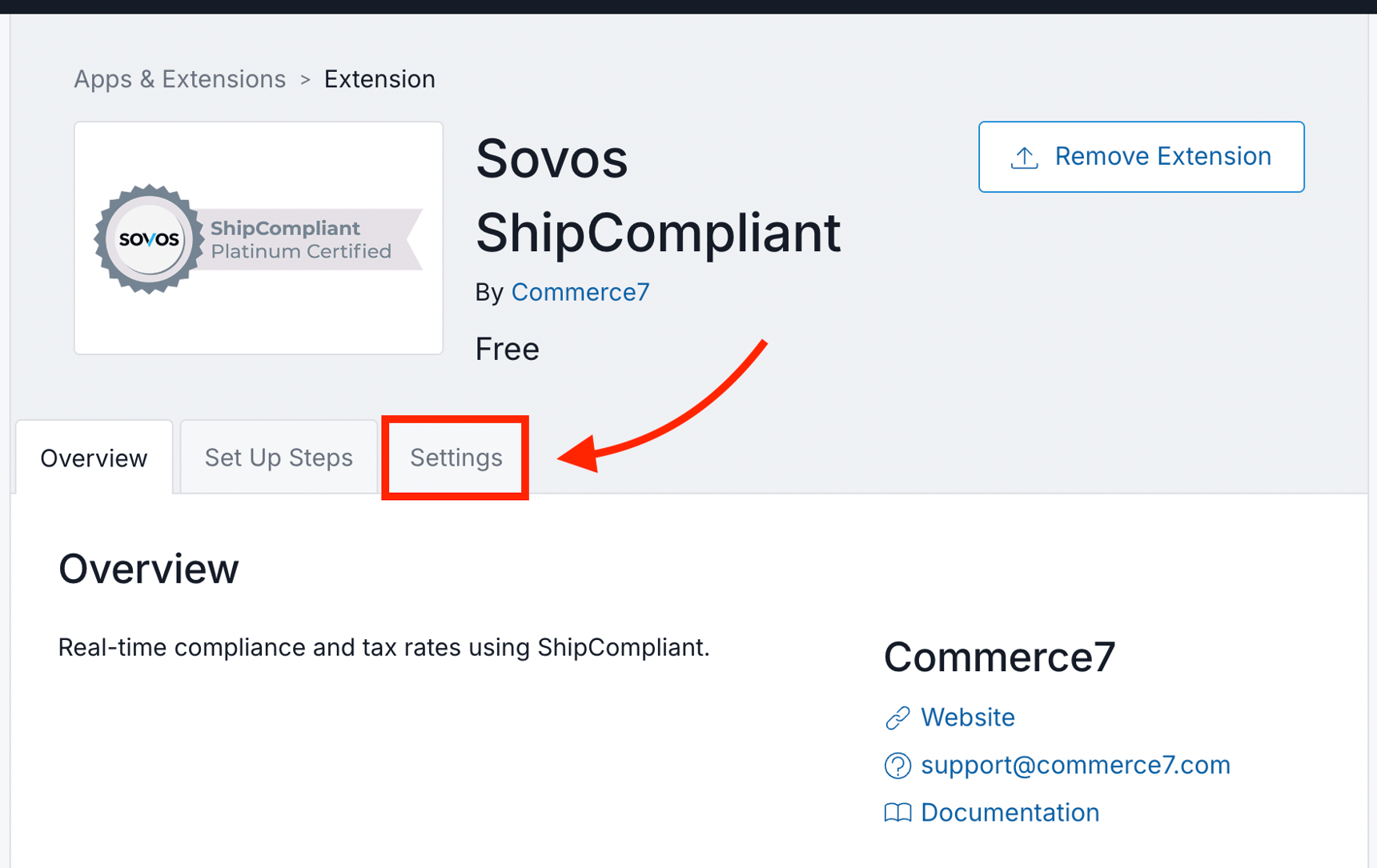 Using the ShipCompliant Extension / Integration