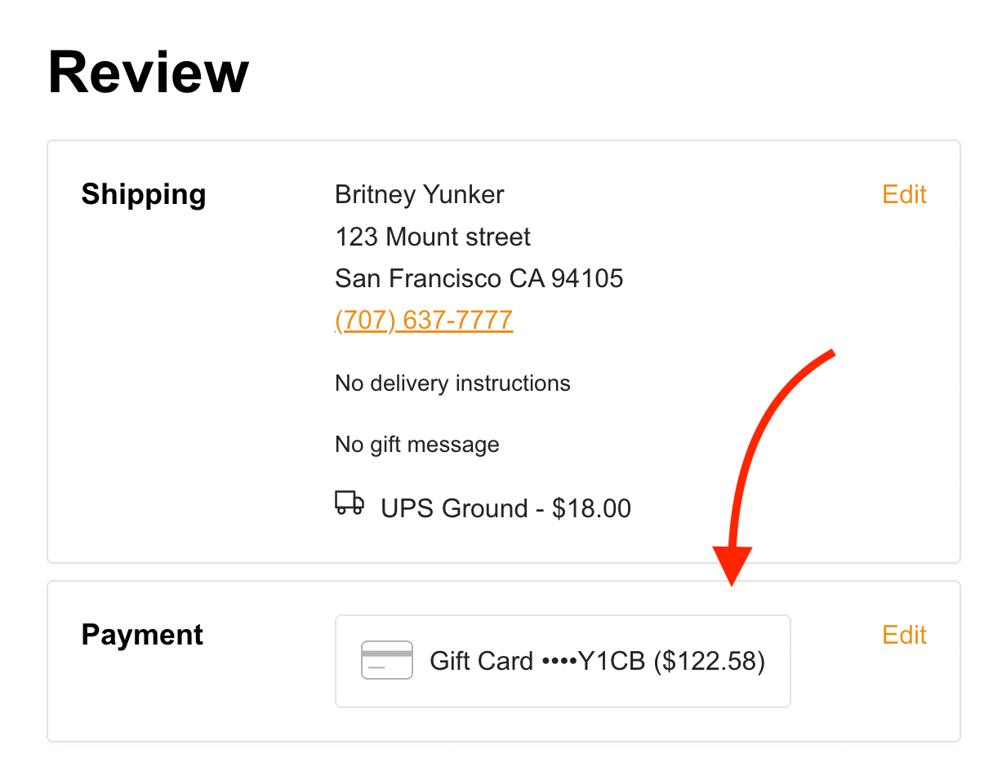 Gift Card Overview: Creating/Redeeming/Managing Gift Cards