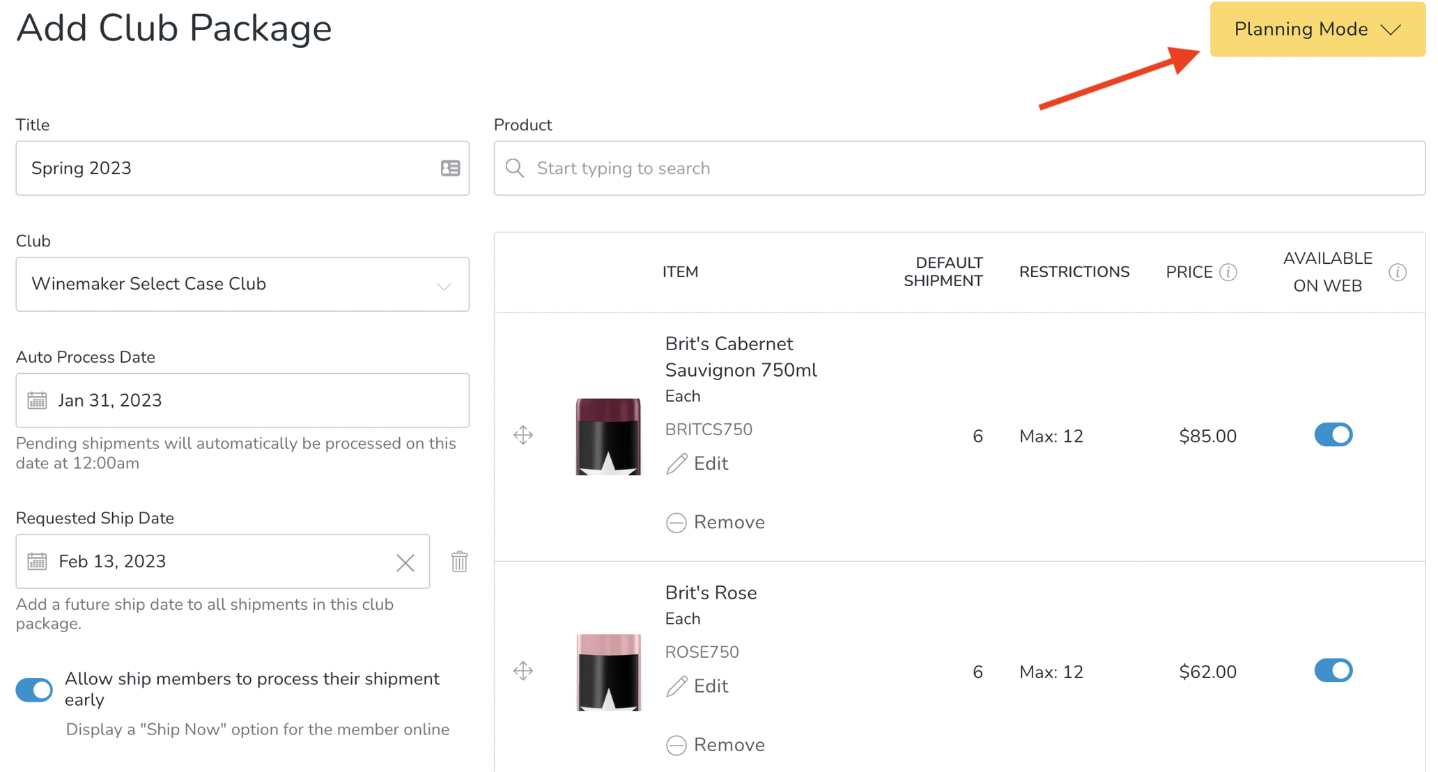 Creating & Processing Traditional Club Releases