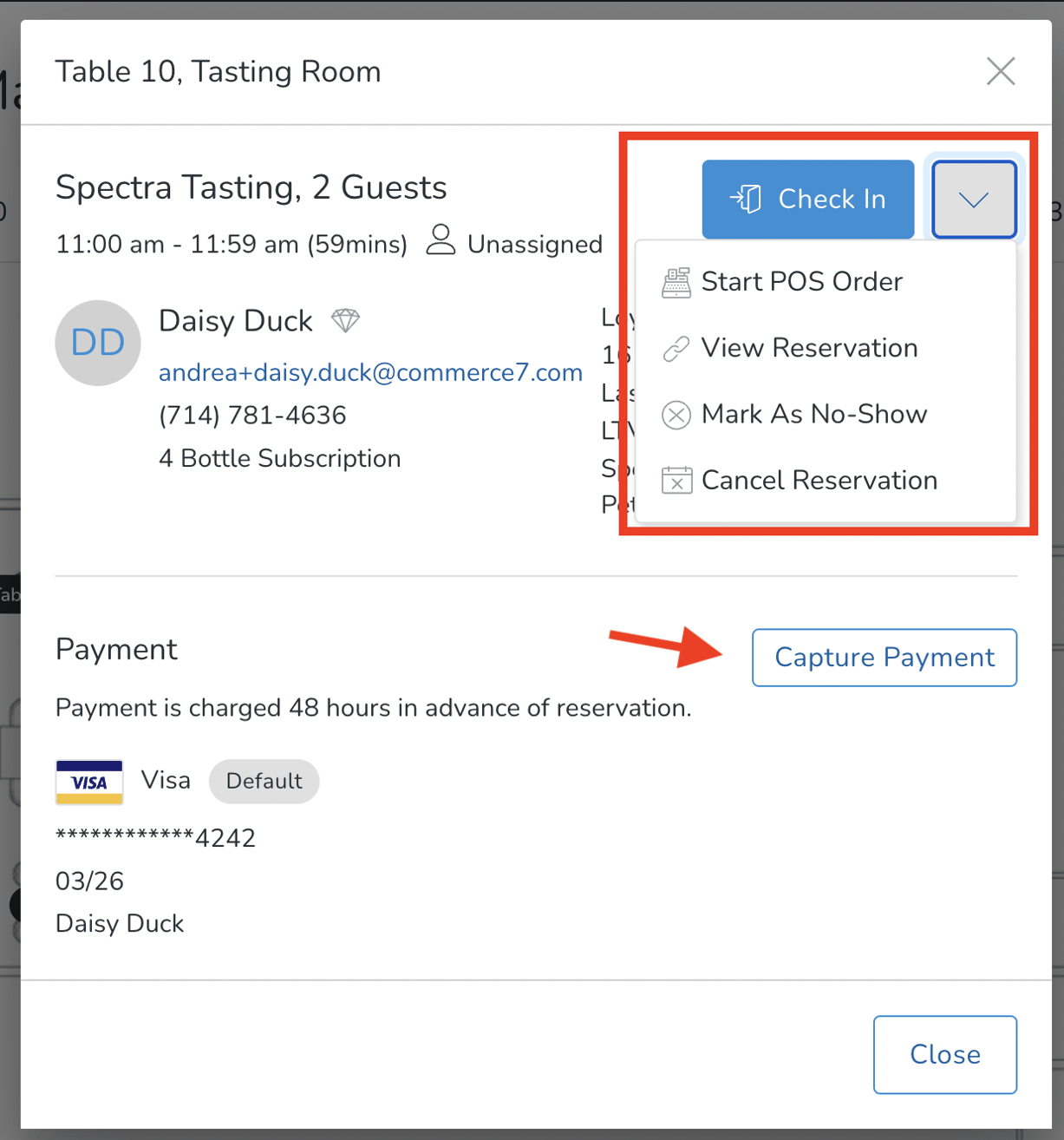Booking & Managing Walk-in Reservations using the Property Map
