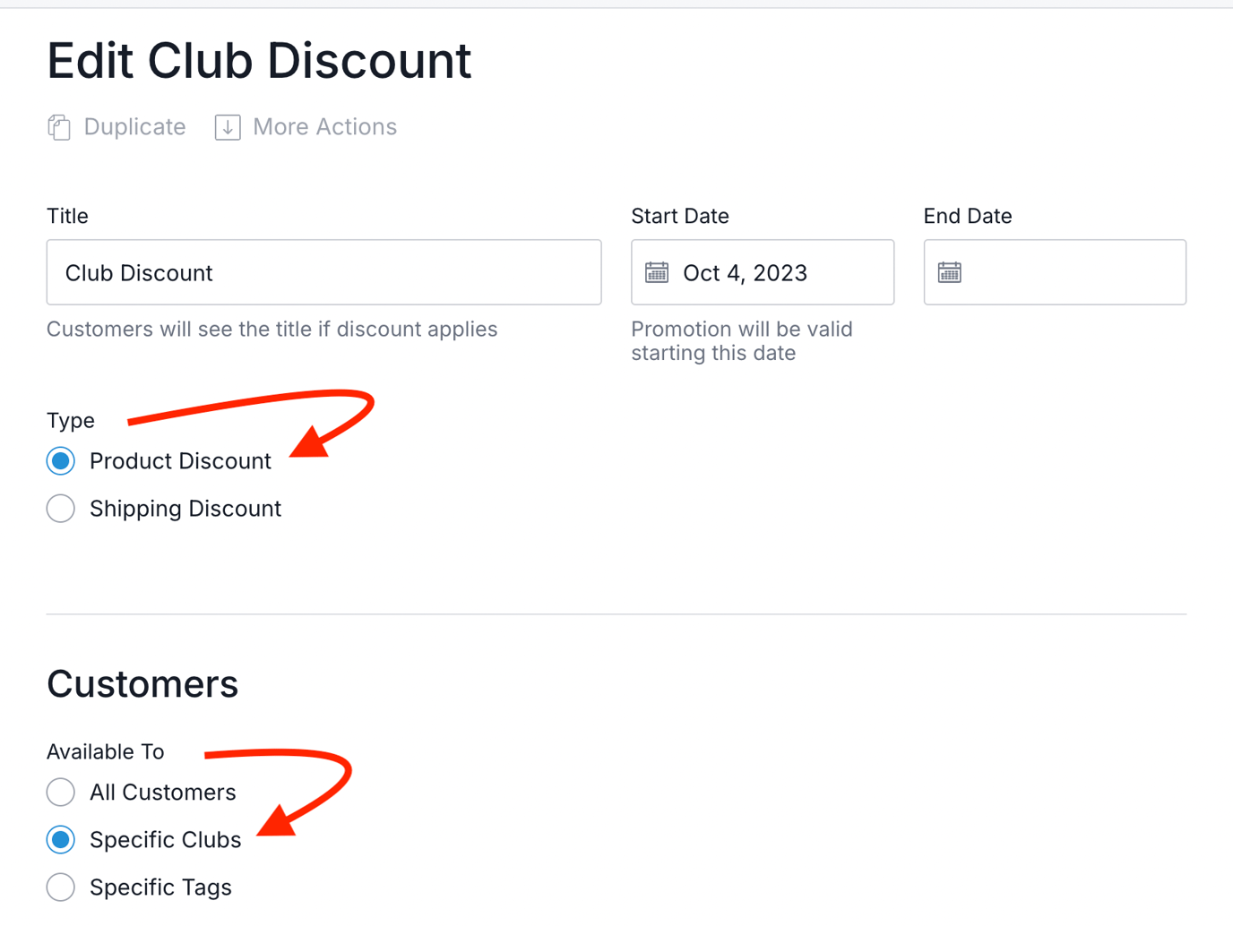 Stacking Discounts for Club Members