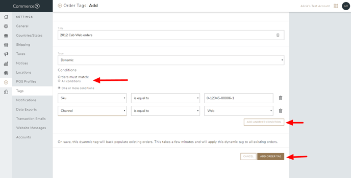 How Do I Create Order Tags?