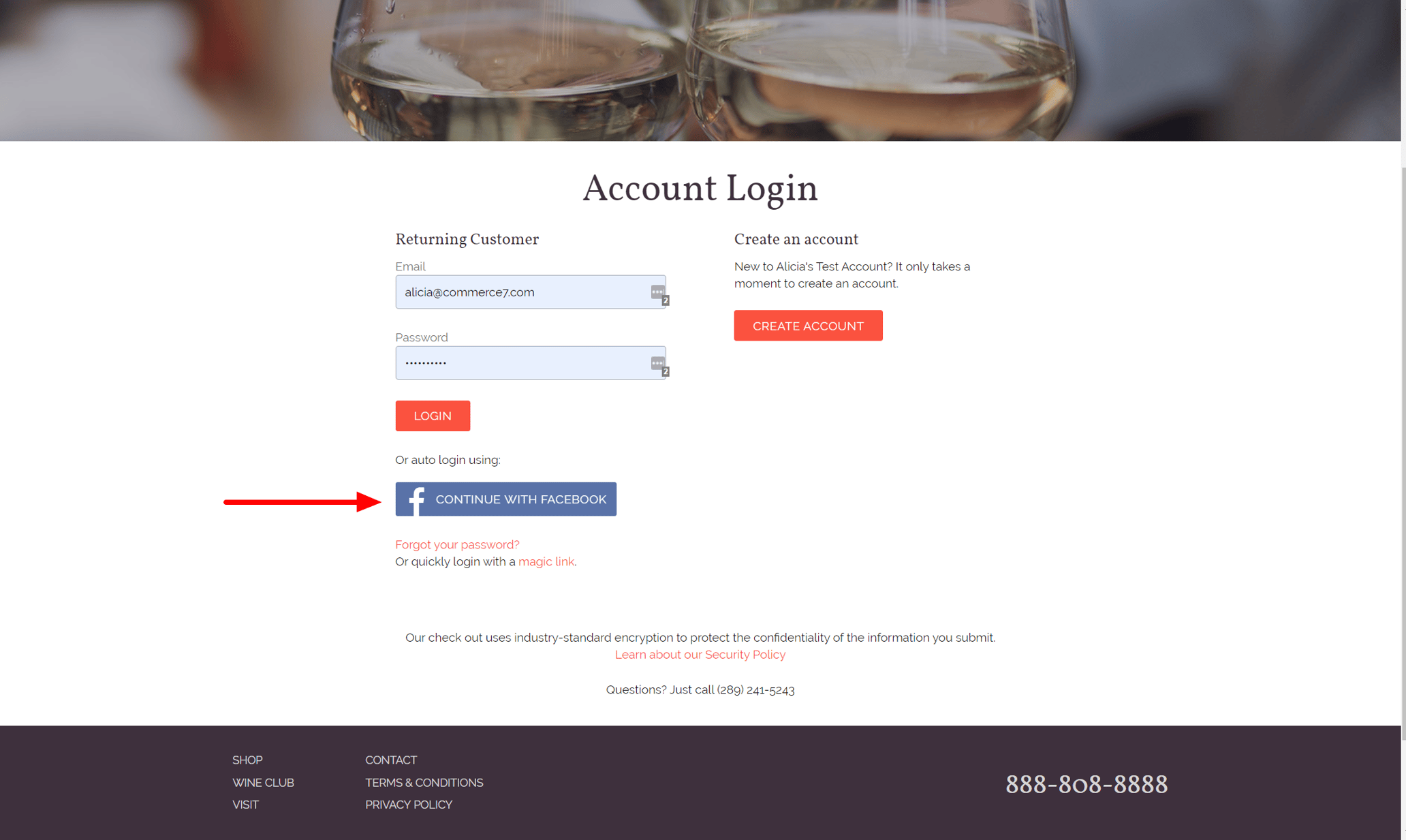 Facebook Login