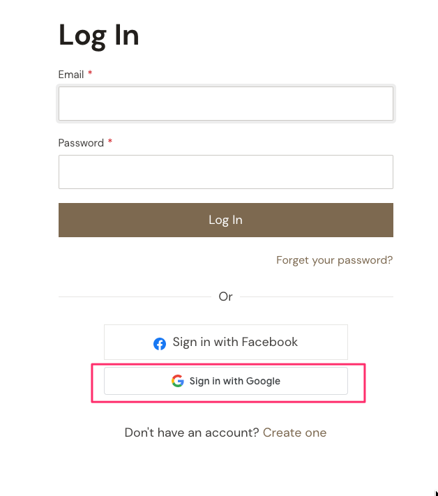 Setting Up Google Login