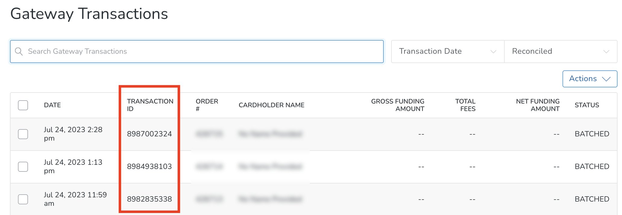 Fullsteam's Merchant Track Portal (Extended Commerce7 Payments Reporting + Virtual Terminal)