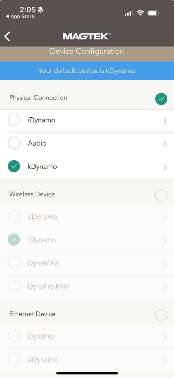 iDynamo 6 Device Setup