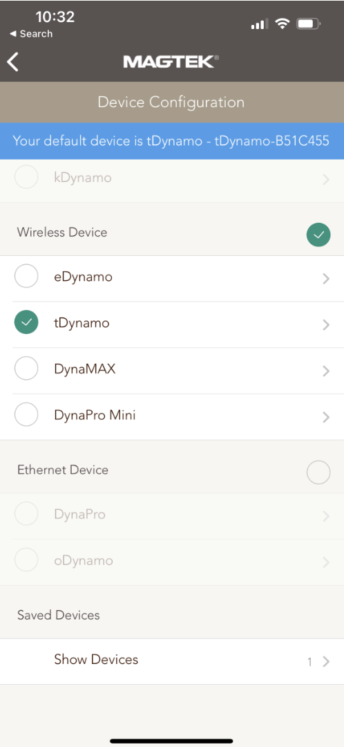 TDynamo Payment Terminal Setup