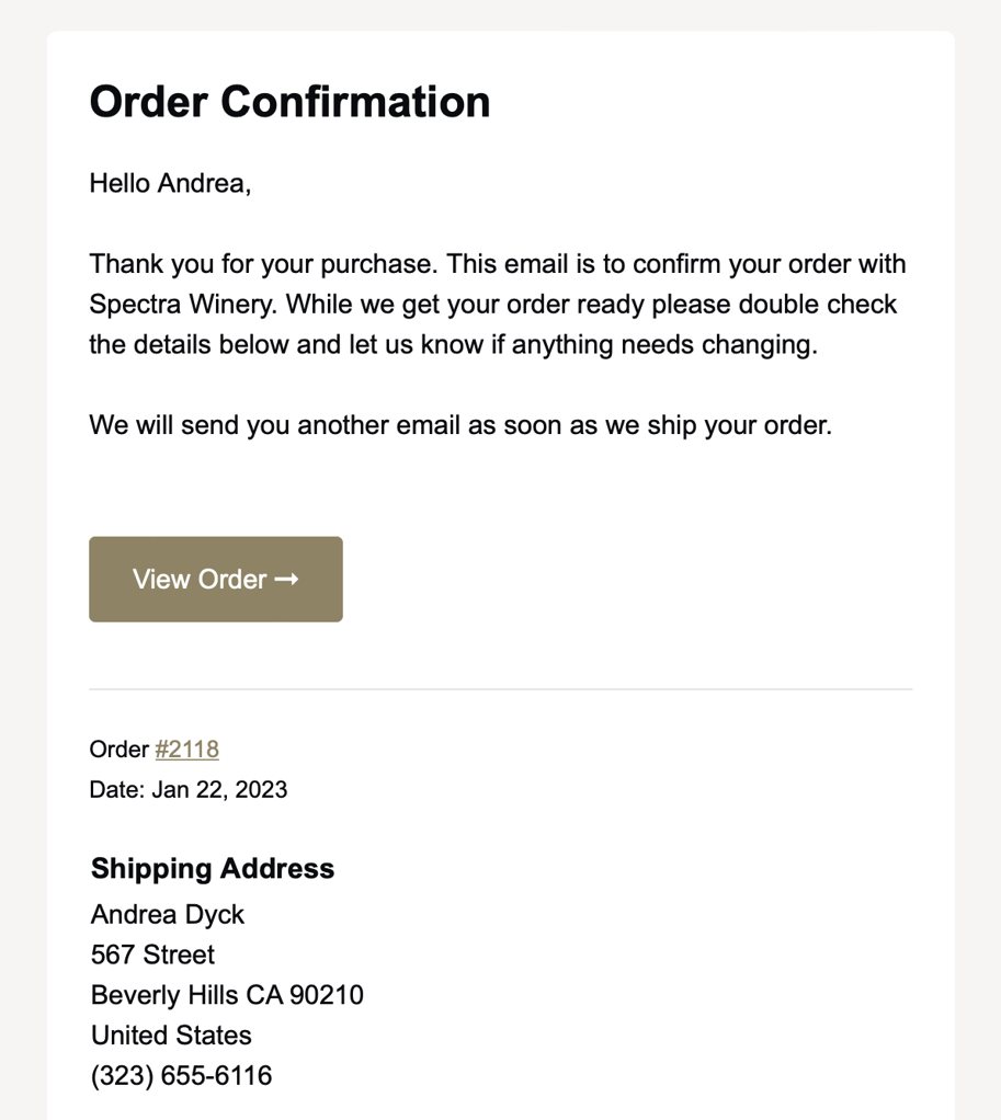 Transaction Emails