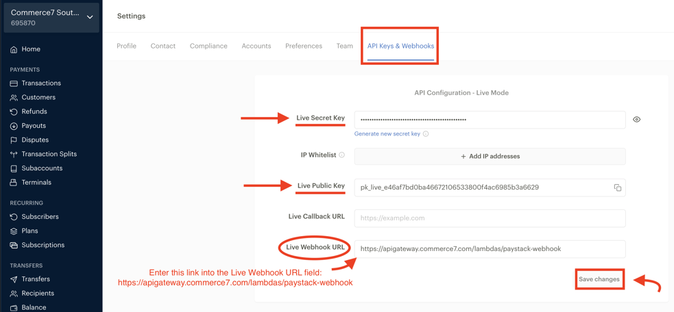 OVERVIEW for Setting up your Payment Gateway (Paystack): South Africa ...