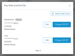 Paying for an Order on the POS